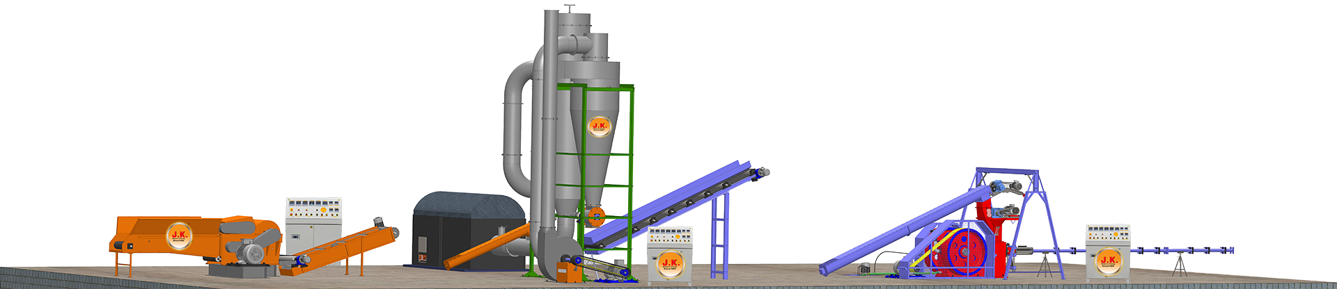 Biomass Dryer - Briquetting Plant Manufacturer in India